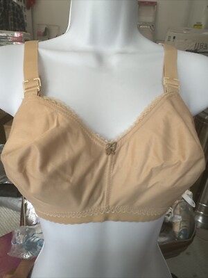 LADY CAMEO Womens Size 30FF Beige LACE SOFT CUP BRA New Vtg USA | eBay