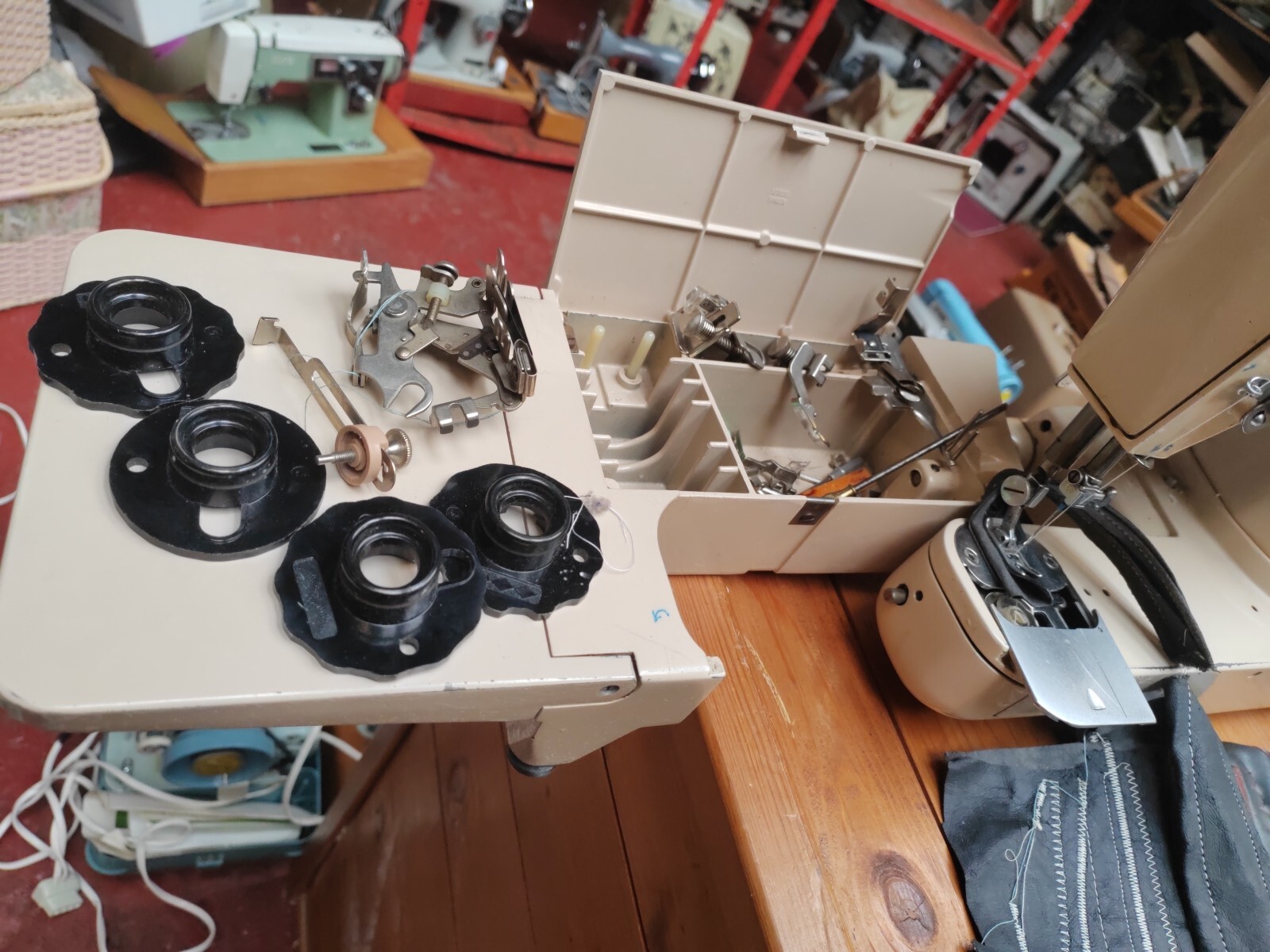 SINGER 431G Convertible Heavy Duty Upholstery & Leather Make in Germany ...