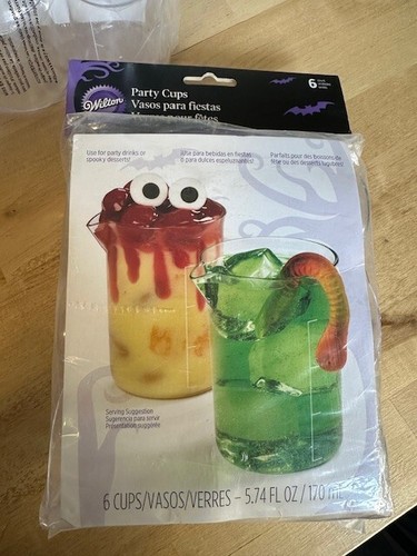 12 Beaker Party Cups, Wilton 5.74 fl oz, science party, mad scientist ...