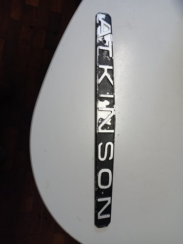 ATKINSON Lorry Truck Commercial Alloy Badge Emblem Sign Plate | eBay UK
