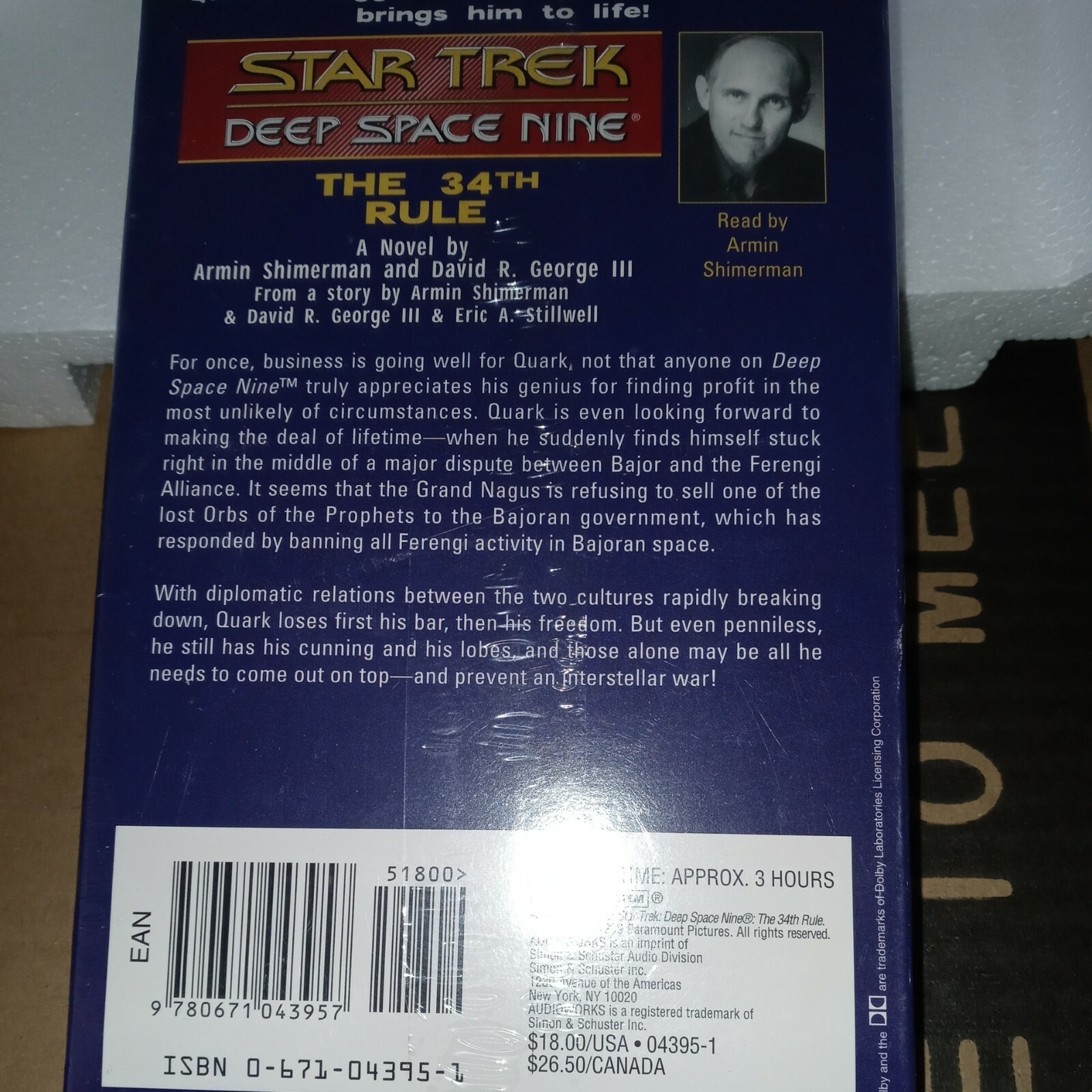 Star Trek: Deep Space Nine Ser.: The 34th Rule by David R. George III ...