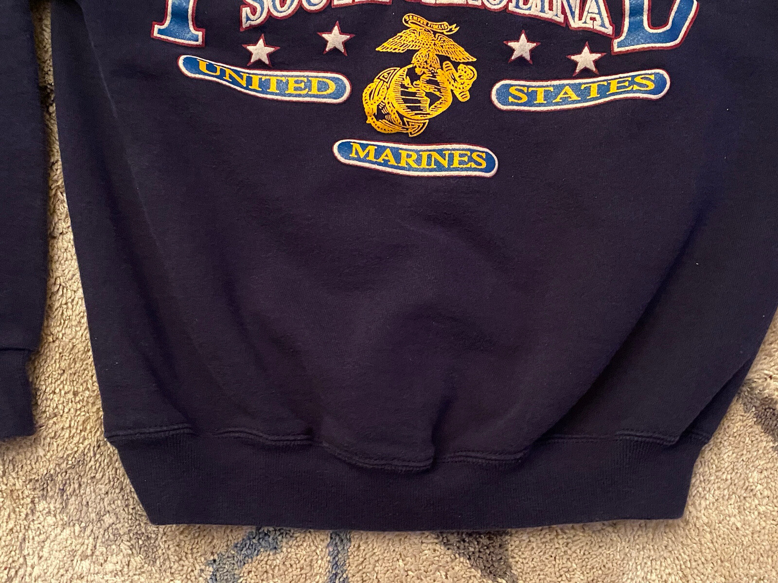Vintage Soffe Sweats USMC Marines Sweatshirt Parris Island - Medium | eBay