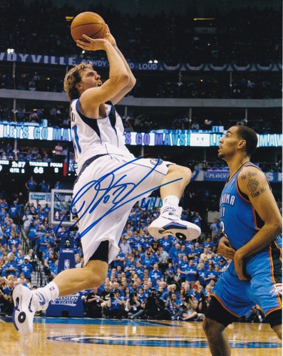DIRK NOWITZKI SIGNED AUTOGRAPH 8X10 PHOTO DALLAS MAVERICKS | eBay