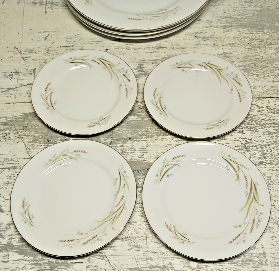 Service for 4 Vintage Golden Harvest Fine China Japan Wheat Pattern 16 ...