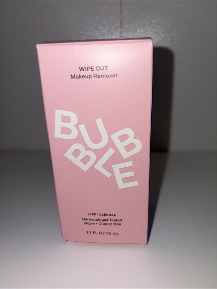 New Bubble Skincare Wipe Out Makeup Remover, For All Skin Types, 1.7 fl ...