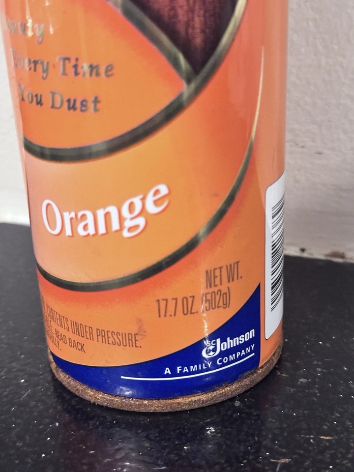 Original Formula HTF 2001 Pledge Orange 12.5oz Furniture Polish | eBay