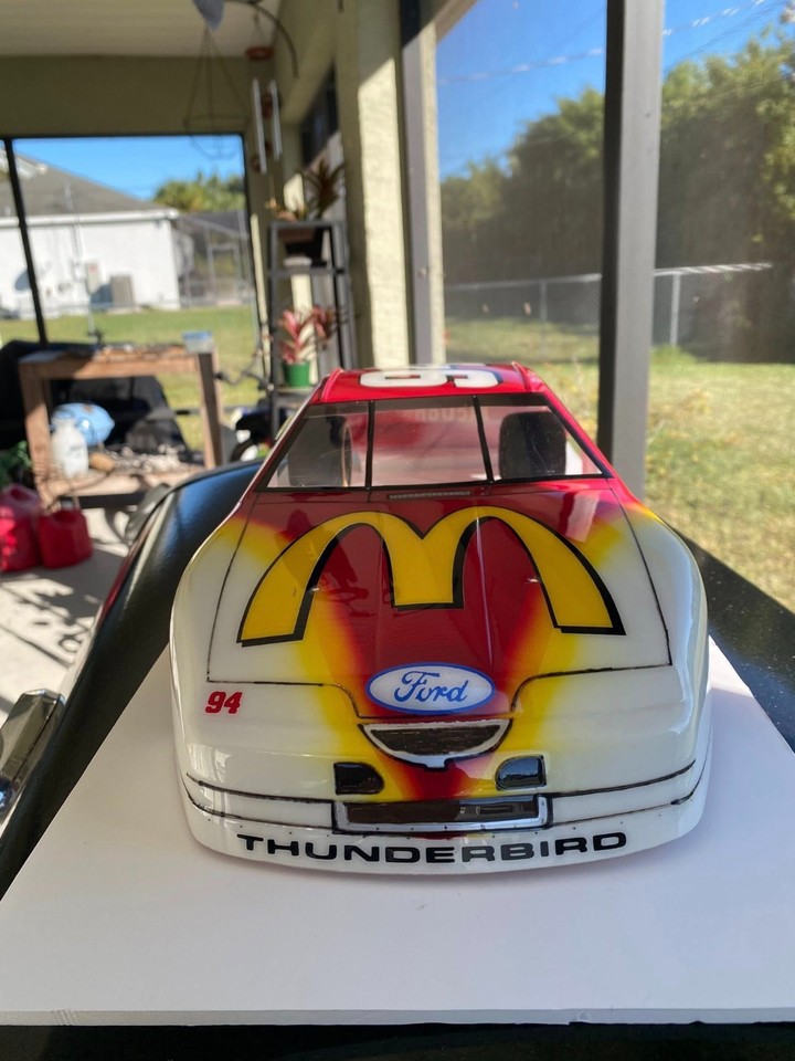 protoform rc body 1/10 McDonalds Pre painted Bill Elliott Thunderbird ...