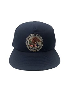 Vintage 90s Department of Justice Federal Bureau of Prisons Snapback ...