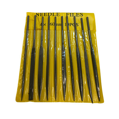 10PC NEEDLE FILE SET 160MM LONG VARIOUS TYPES SECOND CUT FINE WORK RDGTOOLS | eBay