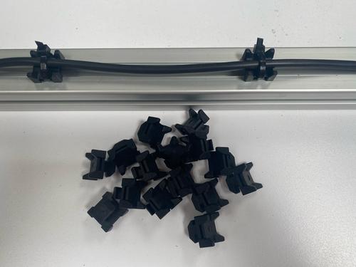 ALUMINIUM EXTRUSION "PROFILE" CROSS CABLE BINDING BLOCKS BOSCH 10 SLOT ...