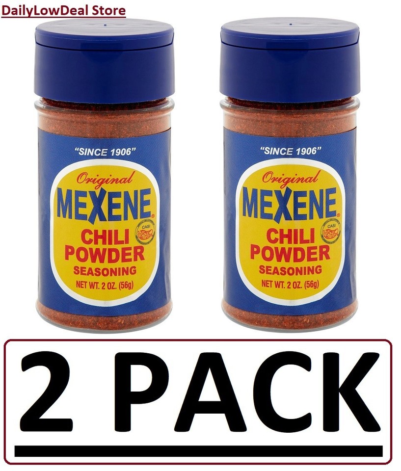 2 PACK - Mexene Original Chili Powder Seasoning 2 oz (Total 4 oz) FAST ...