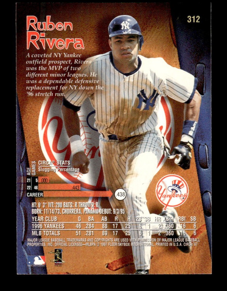 1997 Circa Ruben Rivera #312 | eBay