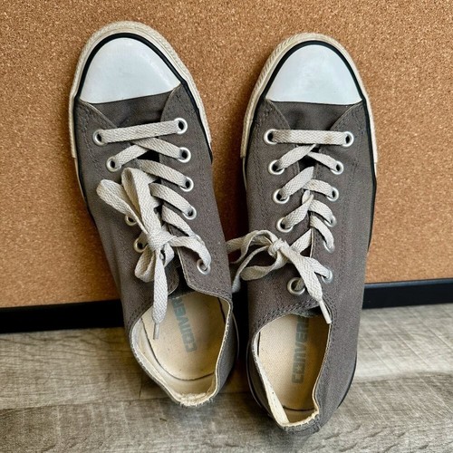Converse Shoes Womens Chuck Taylor All Star Size 8 Double Tongue Gray ...