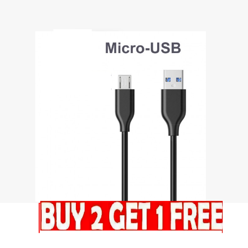 Long Micro USB Cable, 1M BLACK High Speed Data Sync Fast Charger ...