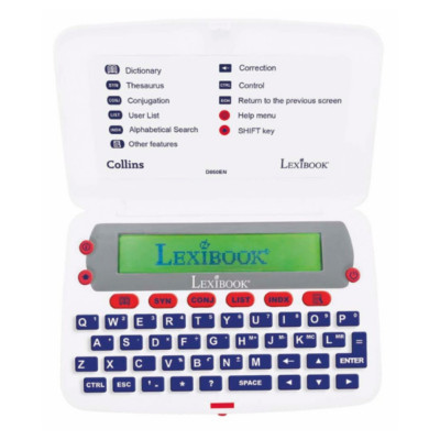 LEXIBOOK COLLINS ENGLISH ELECTRONIC DICTIONARY WITH THESAURUS – D850EN ...