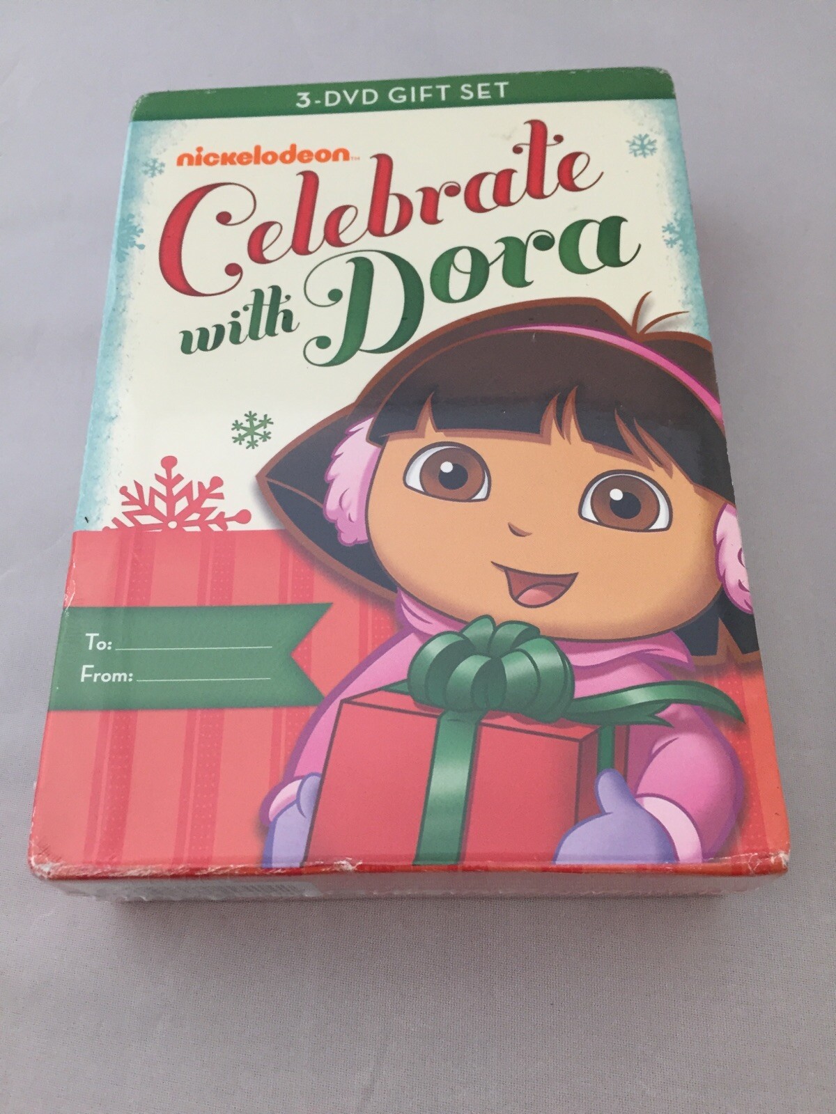 Celebrate With Dora Nickelodeon DVD Box Set -New, 3-Disc Box Set ...