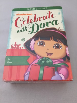 Celebrate With Dora Nickelodeon DVD Box Set -New, 3-Disc Box Set | eBay