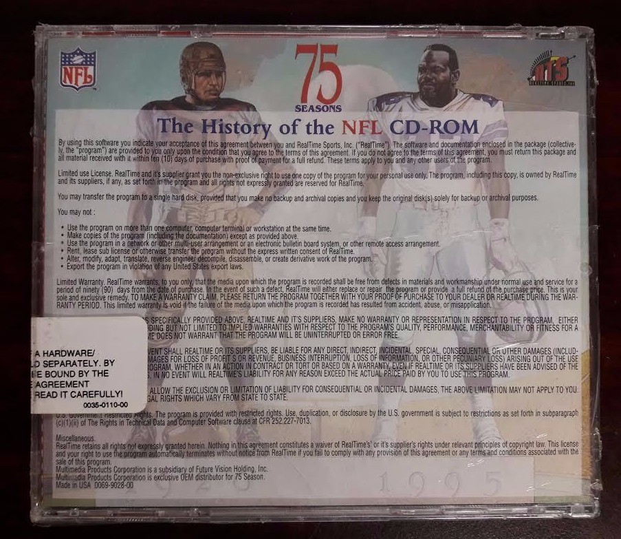 75 Seasons: The History Of The NFL CD (BRAND NEW) FREE SHIPPING #26 ...