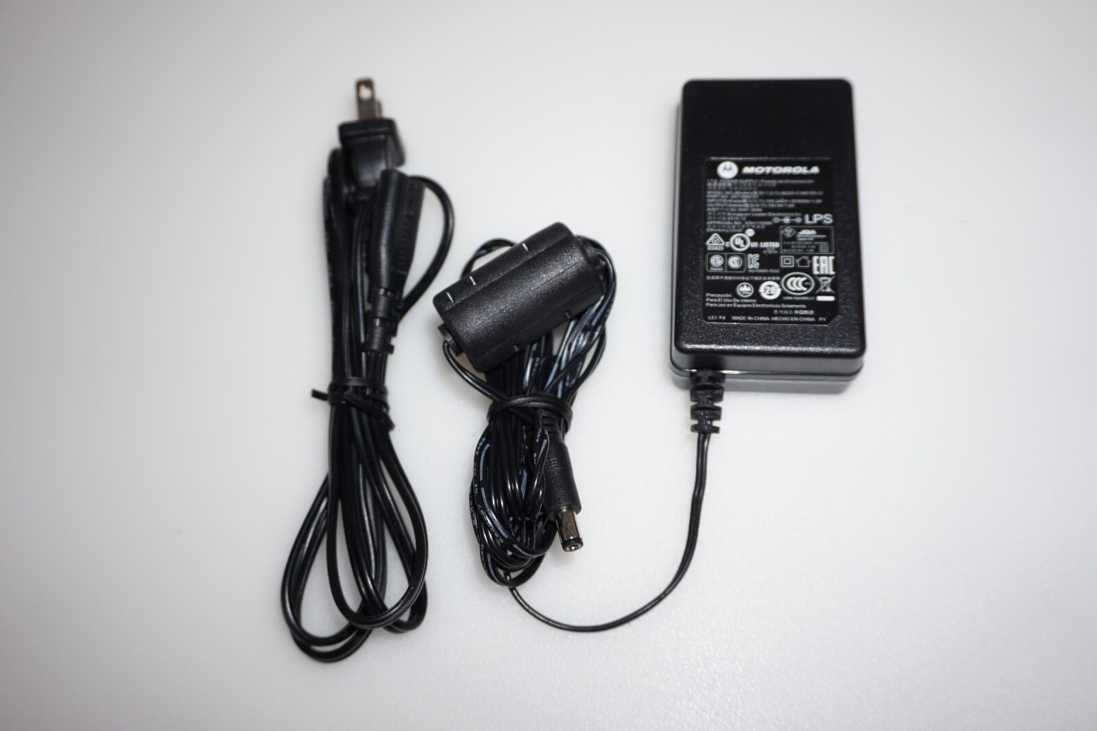 Motorola AC Adapter Model Nu20-c140150-13 2571886t01 Power Supply Cord ...