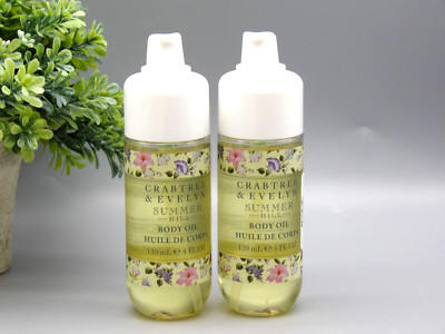 2~ Crabtree & Evelyn Summer Hill Body Oil 4 oz New Without cap | eBay