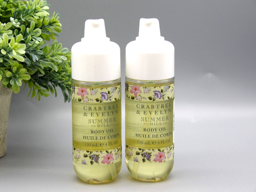 2~ Crabtree & Evelyn Summer Hill Body Oil 4 oz New Without cap | eBay