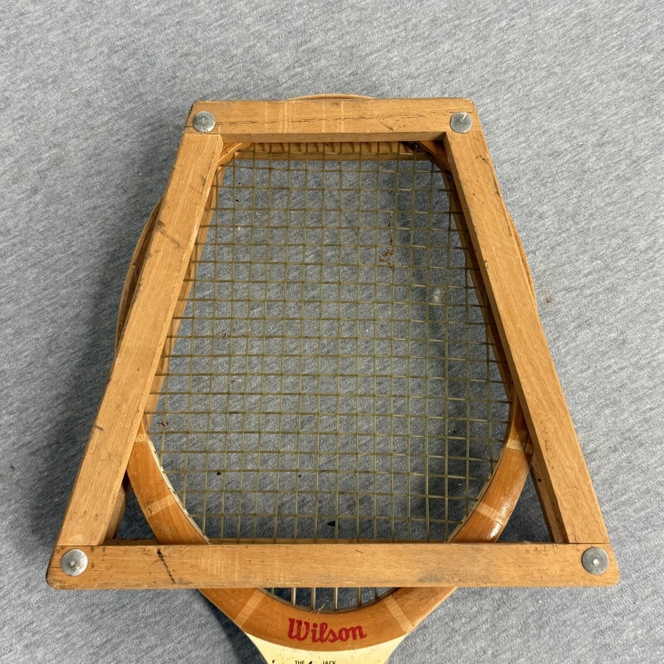 Vintage Wilson Autograph The Jack Kramer Wood Tennis Raquet USA | eBay