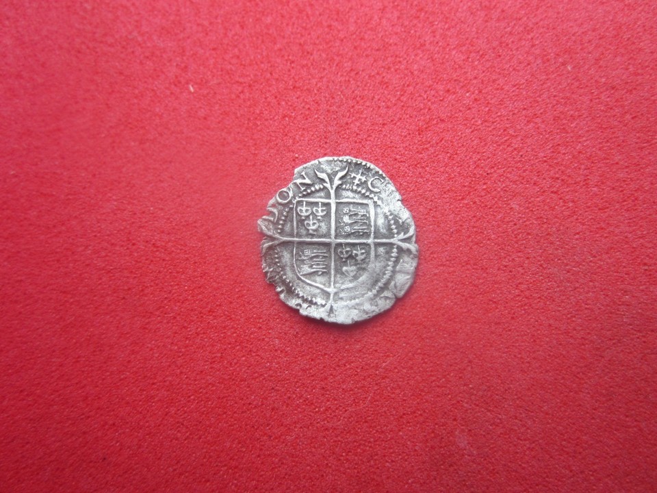 Elizabeth 1st silver hammered penny m.m Cross crosslet 2nd issue ...