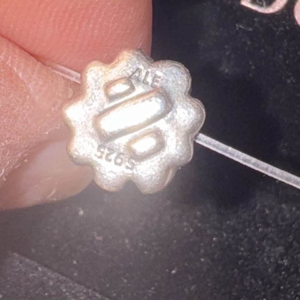 Retired Authentic PANDORA .925 Silver Tree of Lights Christmas Charm | eBay