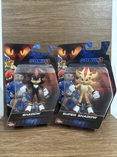 Sonic 3 Shadow And Super Shadow Figures | eBay