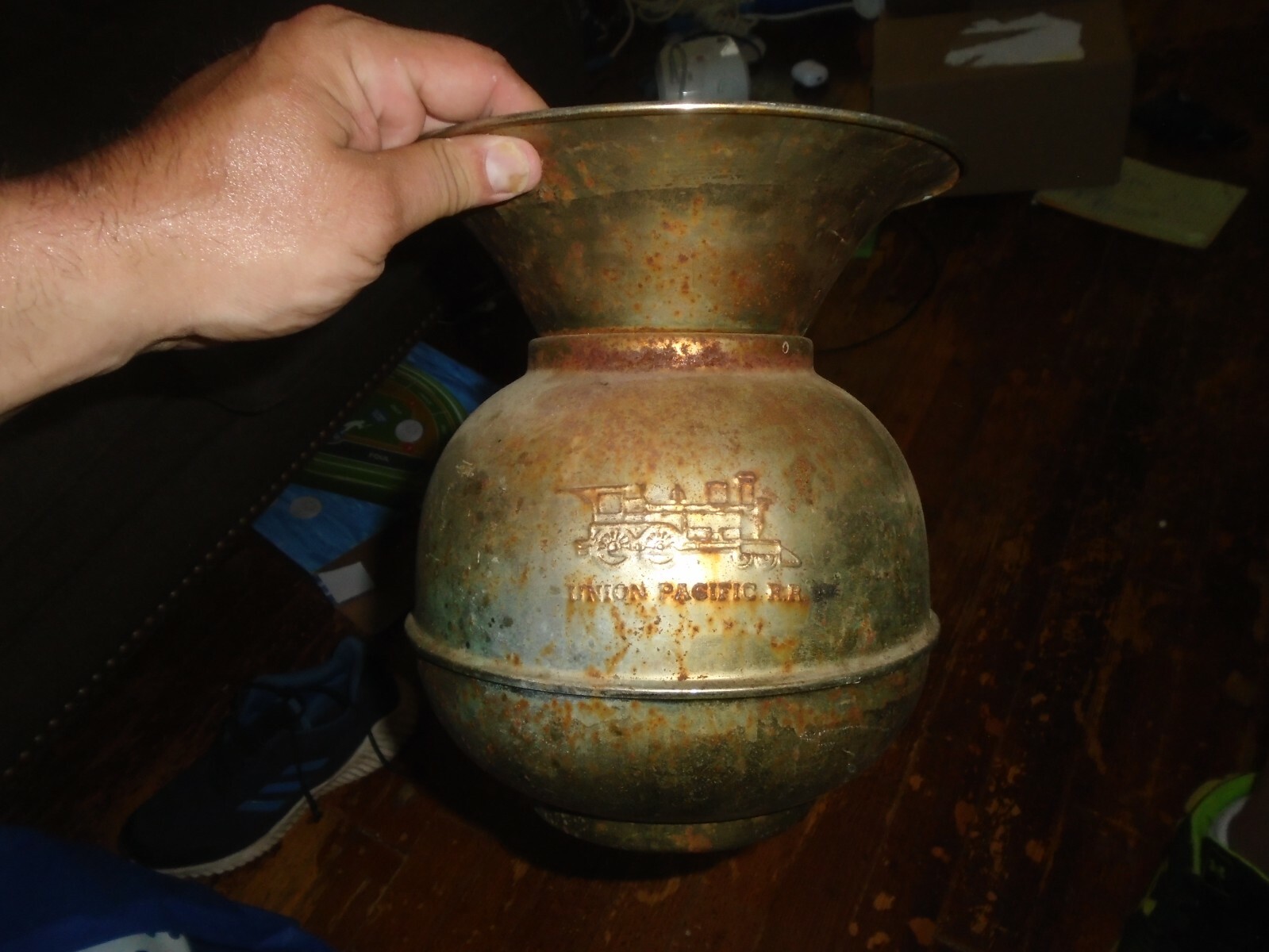 Vintage Union Pacific Railroad Spitoon | eBay