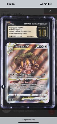 2023 Pokemon Regigigas VSTAR GG55 CGC Pristine 10 - low pop (46) | eBay