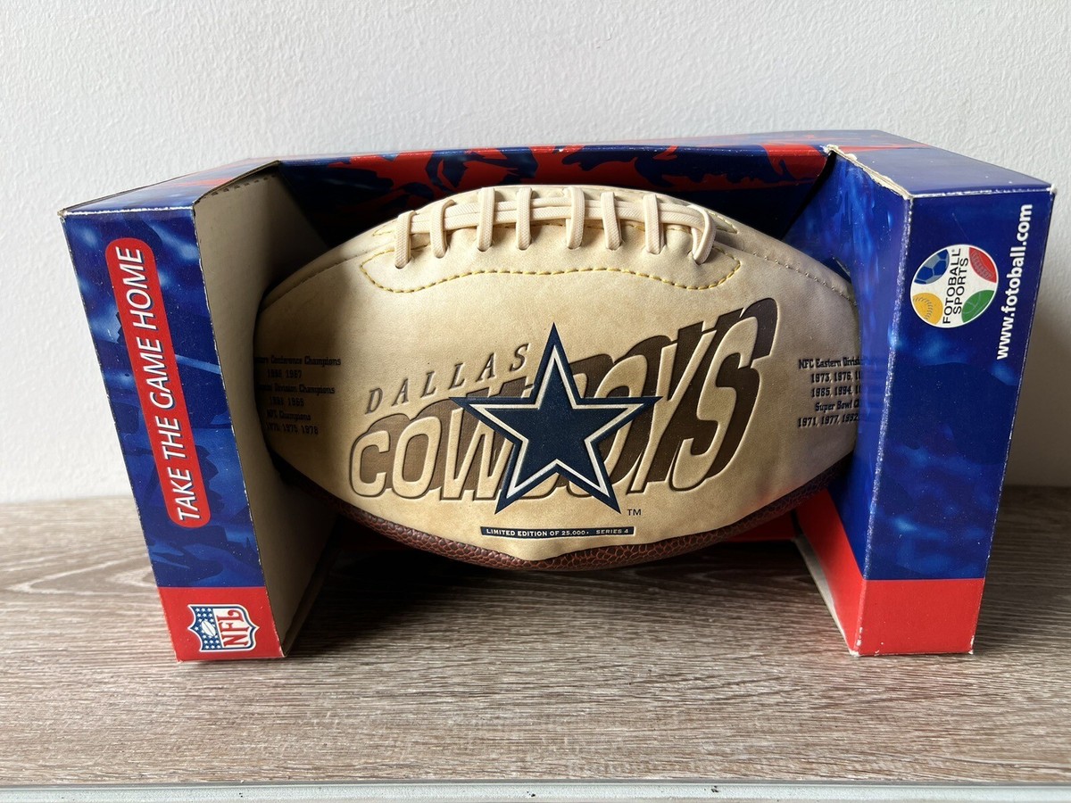 Dallas Cowboys Football Ball Goodyear Cotton Bowl Classic Supports