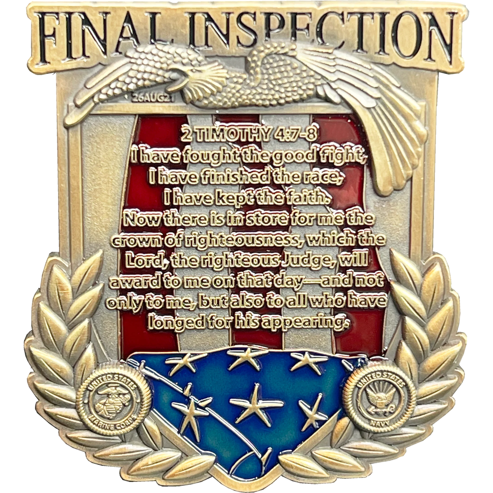 BL17-012 Kabul Afghanistan Final Inspection Memorial Challenge Coin ...
