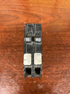 Siemens Circuit Breaker 2P 15A 40A 240V | eBay