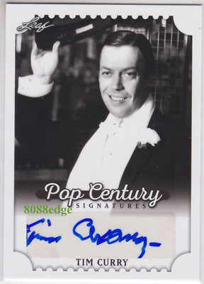2016 POP CENTURY BASE AUTO: TIM CURRY - AUTOGRAPH "ROCKY HORROR/HOME ...
