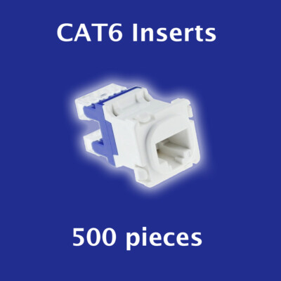 500 x CAT6 Clipsal Style RJ45 Network Jack Inserts Ethernet Bulk Buy | eBay