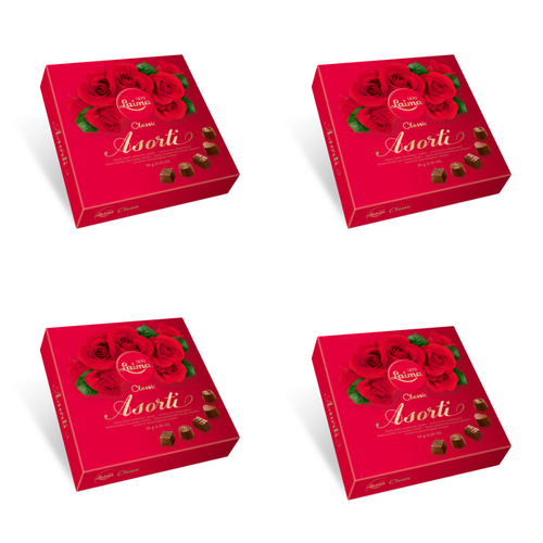 4 x LAIMA Classic Assorti Chocolate Pralines Gift Box Candies Latvian ...