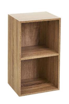 2 Cube Storage Unit Small Bookcase Wooden Storage Cabinets Book Shelf ...