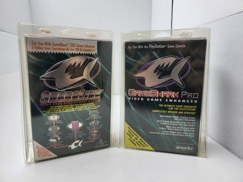 2 Lot NEW Game Shark Pro V 3.0 for PlayStation & 1 Sharklink Shark link ...