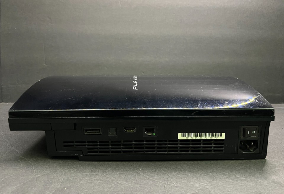 SONY PLAYSTATION 3 FAT MODEL CECHP01 CONSOLE ONLY NO HARD DRIVE ...