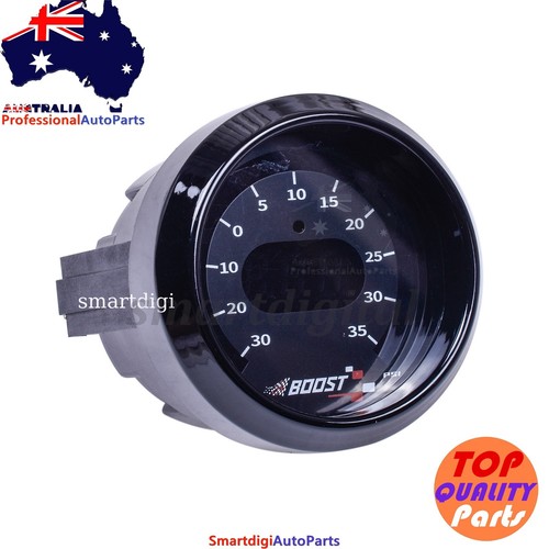 52mm Boost Gauge Sensor AFR UEGO Wideband Air Fuel Ratio Gauge 30-35psi ...