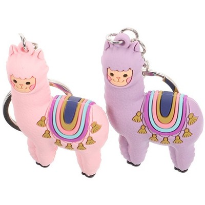4 Pcs Alpaca Key Chain Key Pendant Decoration Cartoon alpaca key chain ...