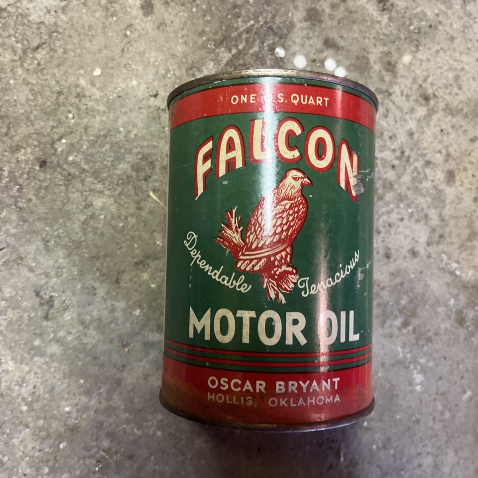 Falcon Motor Oil Can EMPTY | eBay