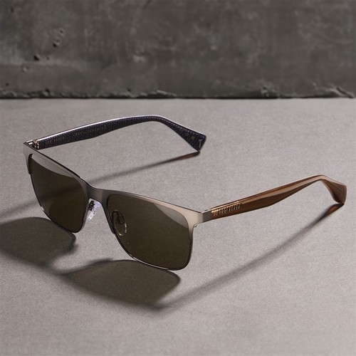 Ted Baker Mander Mens Sunglasses Gunmetal Square Frame Designer Fashion ...