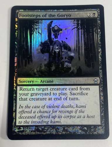 Footsteps Of The Goryo - Magic The Gathering FOIL - Saviors Of Kamigawa ...