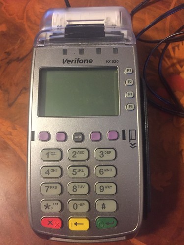 VeriFone VX 520 EMV Credit Card Machine.4 cc terminals | eBay