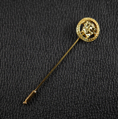 Gianni Versace Gianni Versace vintage 90s "Medusa" pin brooch Gold tone ...