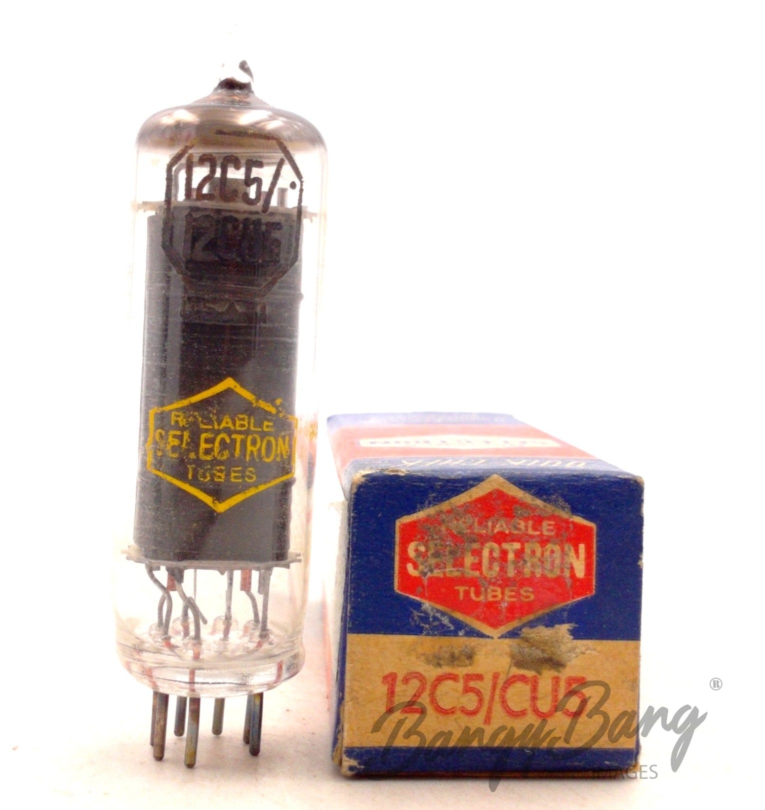 Selectron 12C5/12CU5 Beam Pentode Audio Frequency Output Radio Audio ...