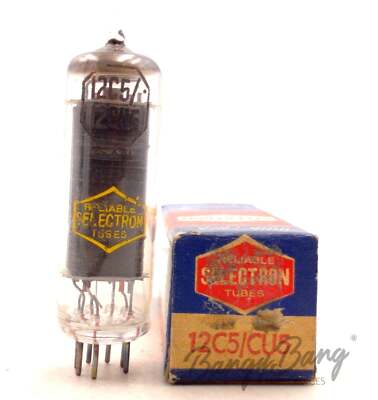 Selectron 12C5/12CU5 Beam Pentode Audio Frequency Output Radio Audio ...
