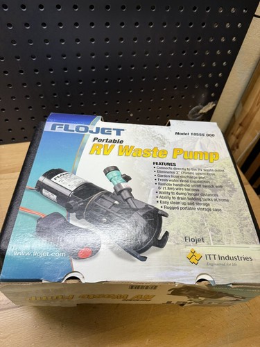FloJet RV Camper Motorhome Portable Macerator Waste Water Pump Kit ...